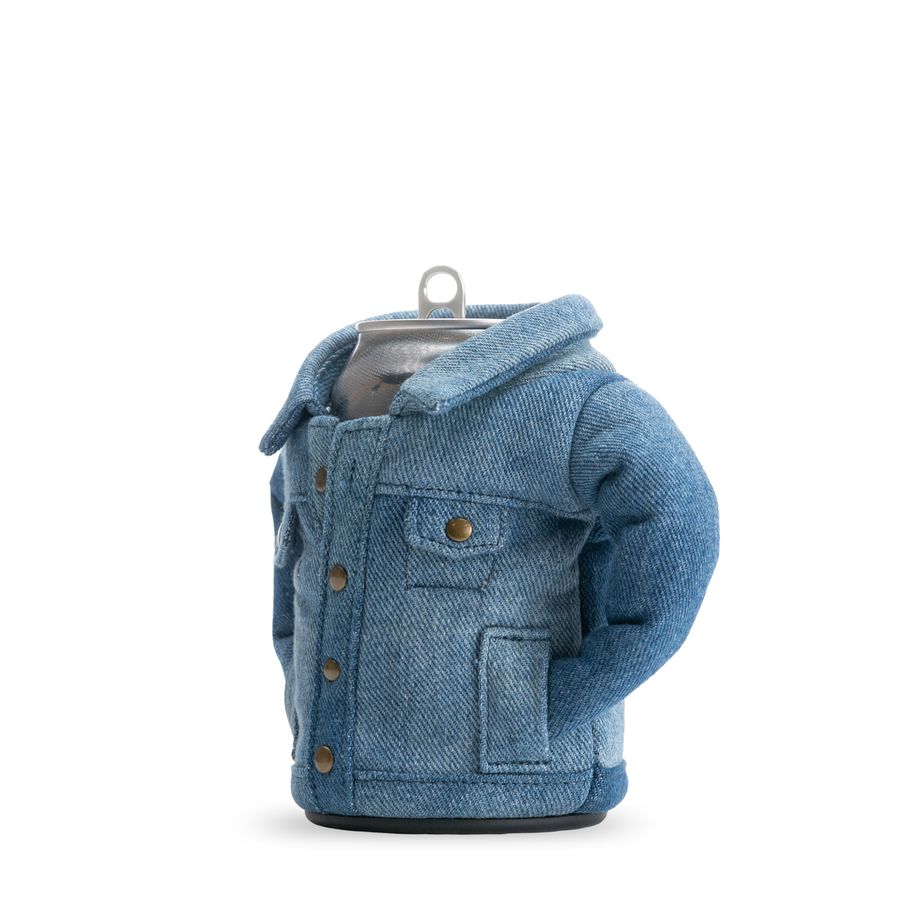 The Denim Beer Jacket | Puffin Beer Can Holder – Puffin Drinkwear