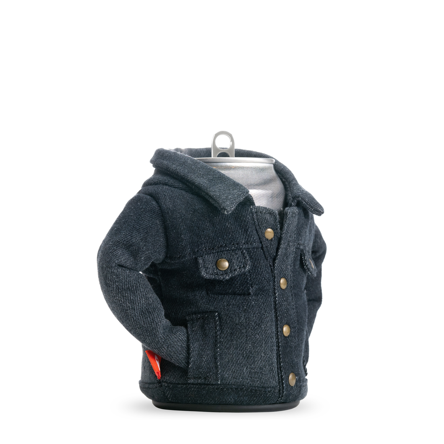 The Denim Beer Jacket | Puffin Beer Can Holder – Puffin Drinkwear